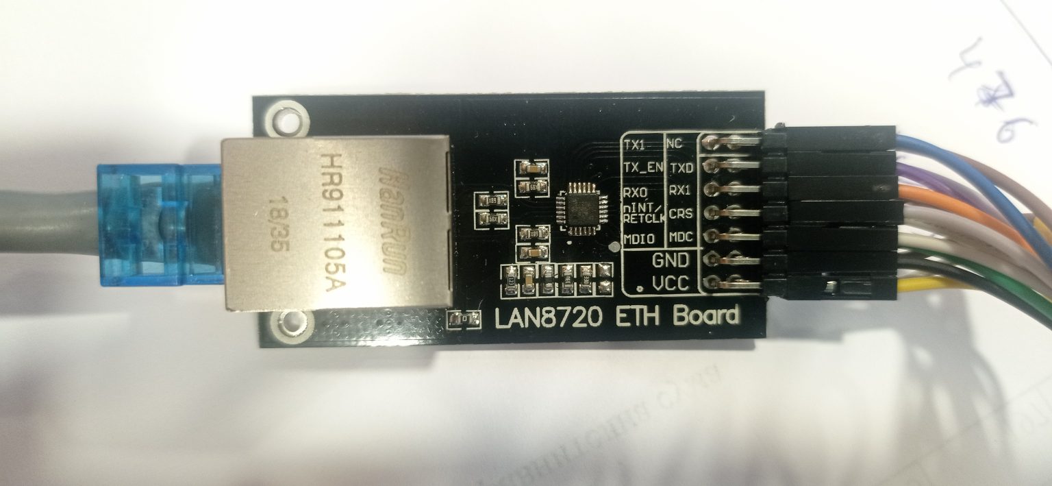 LAN 8720 на ESP32 с Micropython – Ven howto's